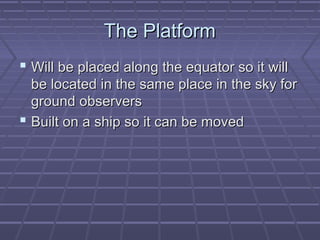 Space elevator- a stage for cheap space exploration and tourism | PPT ...