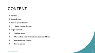 SPACE ELEVATOR-PPT.pptx