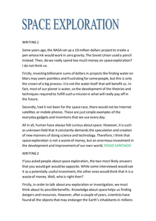 Space exploration | DOCX
