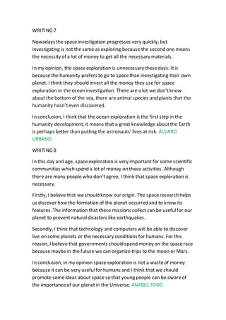 Space exploration | DOCX