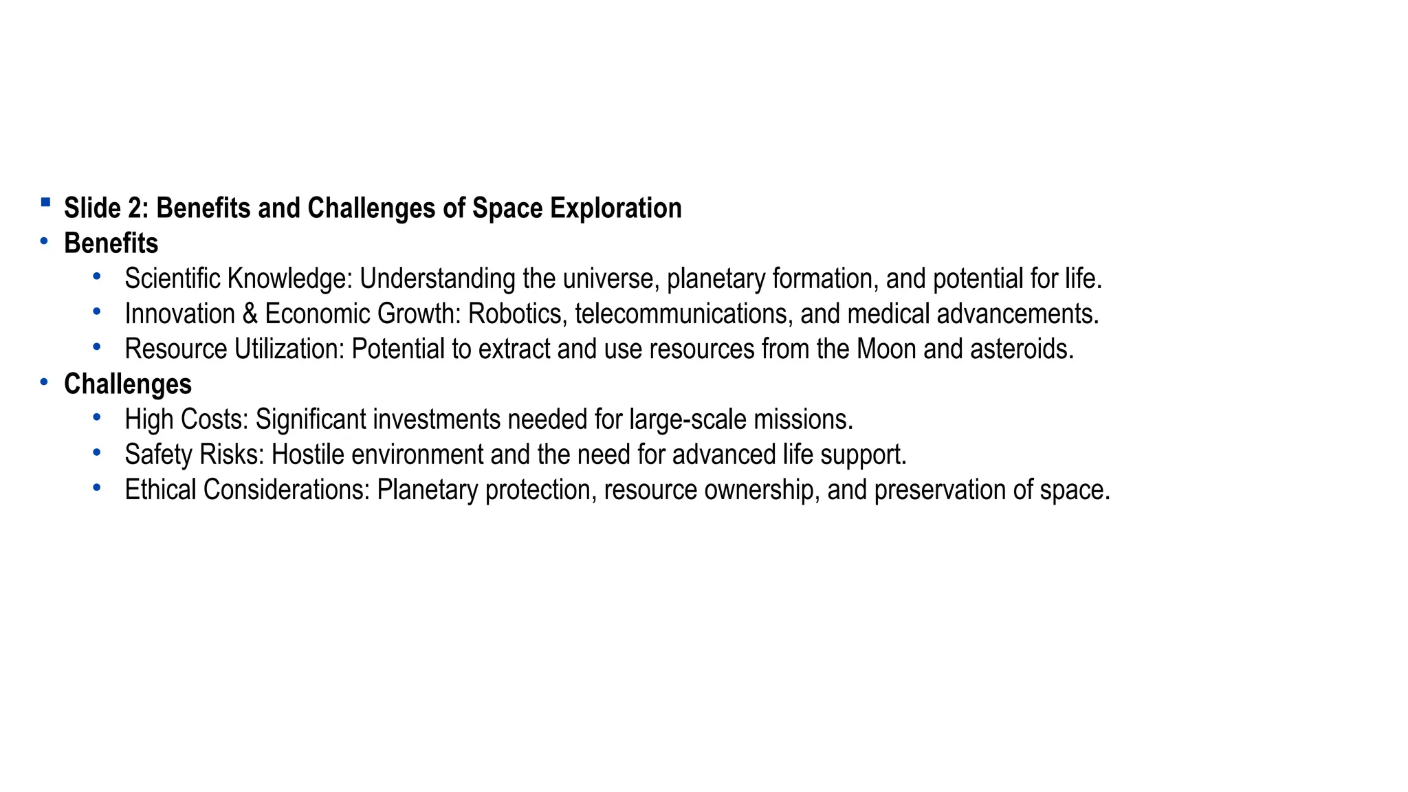 Space exploration-history, benefits, challenges, and future potential.pptx