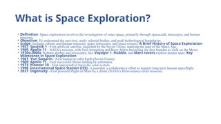 SPACE EXPLORATION.pptx.pptx thought your | PPT