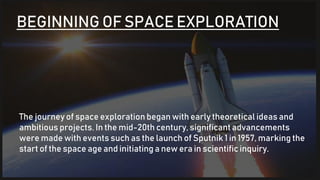 PRESENTATION ON SPACE EXPLORATION FOR SCHOOL | PDF