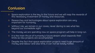 Significance of space exploration, interesting facts about space ...