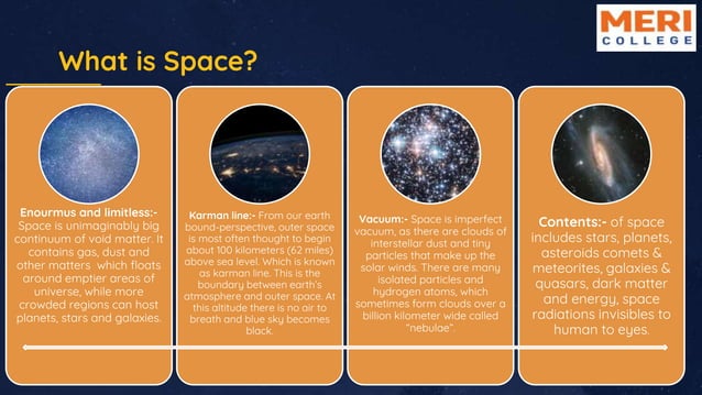 Significance of space exploration, interesting facts about space, Galaxies, black holes and ...
