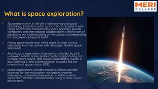 Significance of space exploration, interesting facts about space ...