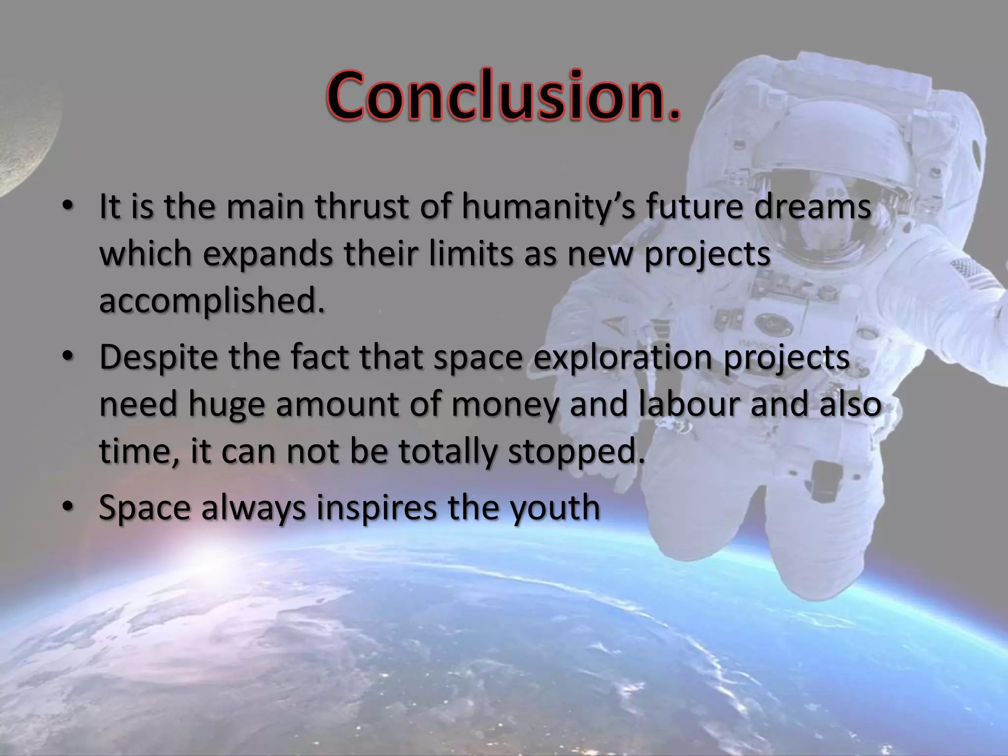 Space exploration (seminar) | PPTX