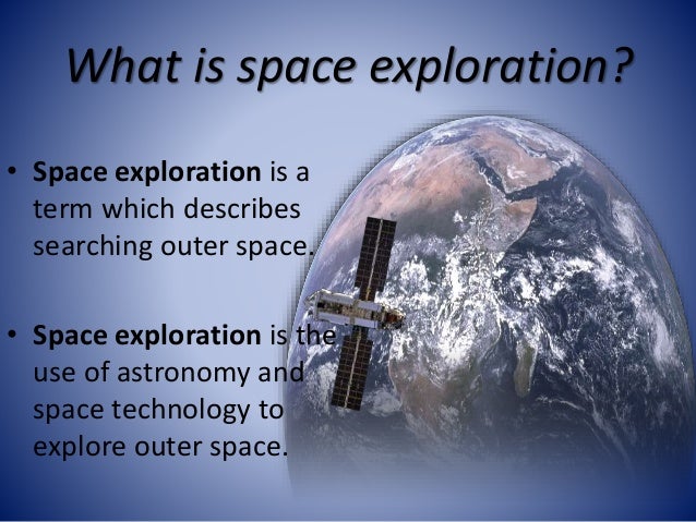 Space exploration (seminar)