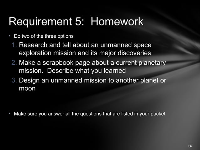 Space Exploration Merit Badge Slide Show | PPT | Science