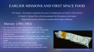 Space Food: Exploring space food challenges, from microgravity to ...