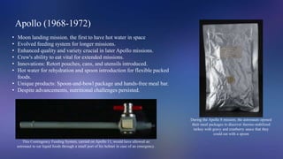 Space Food: Exploring space food challenges, from microgravity to ...