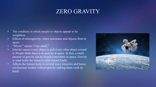 Space Food: Exploring space food challenges, from microgravity to nutrition. | PPTX