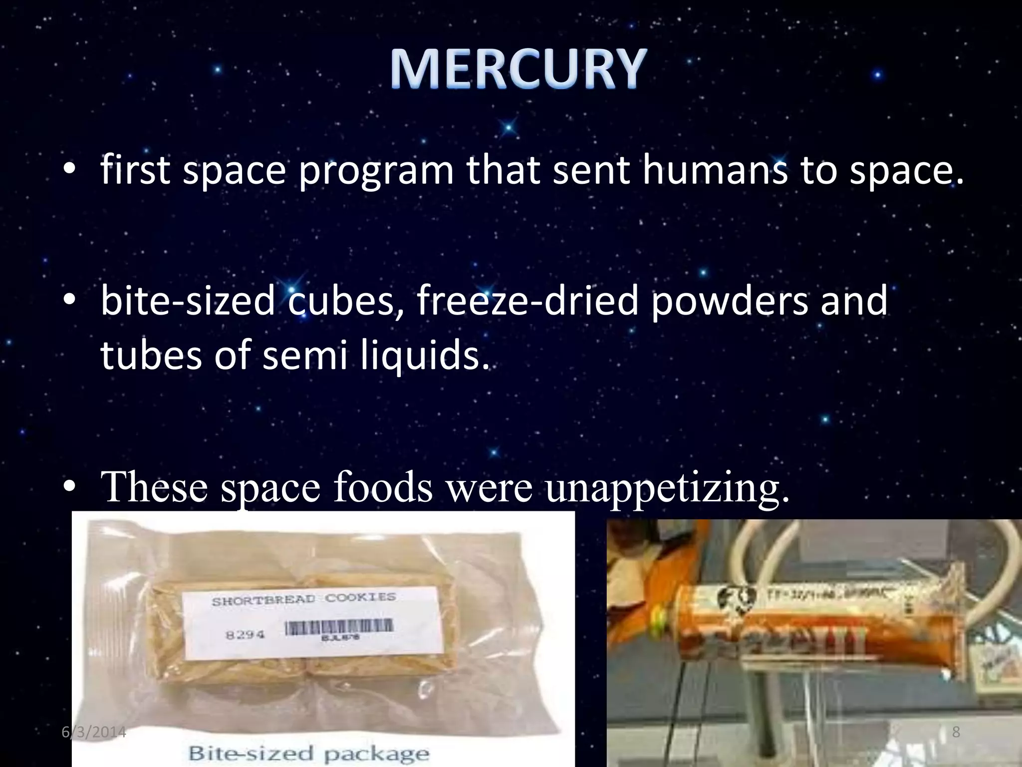 space food technology | PPTX
