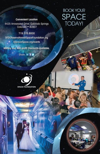 Space Foundation Venue Rental Brochure | PDF