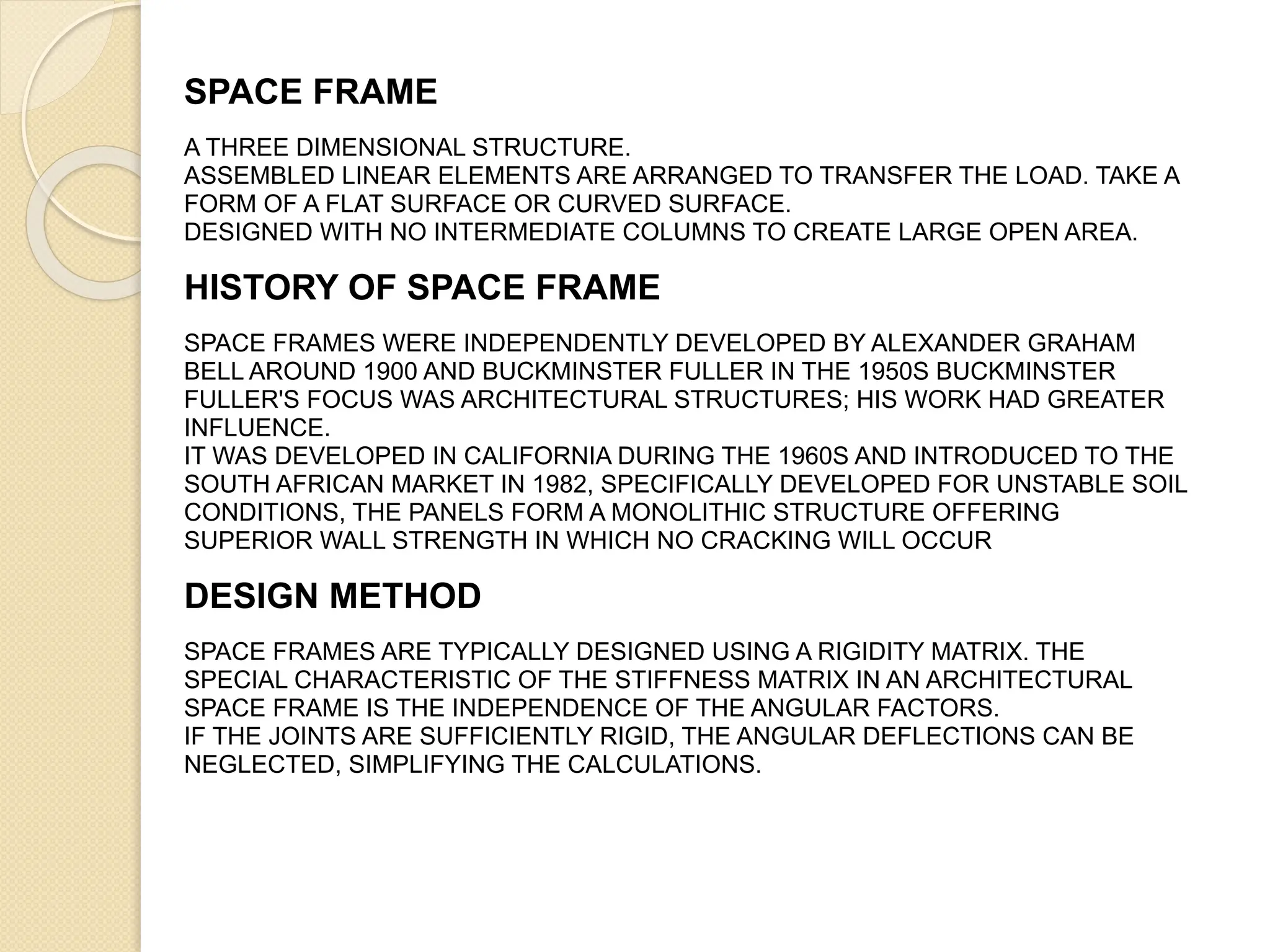 space frame roofing. about the roofing system | PDF
