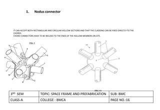 Spaceframe and prefabrication | PPTX
