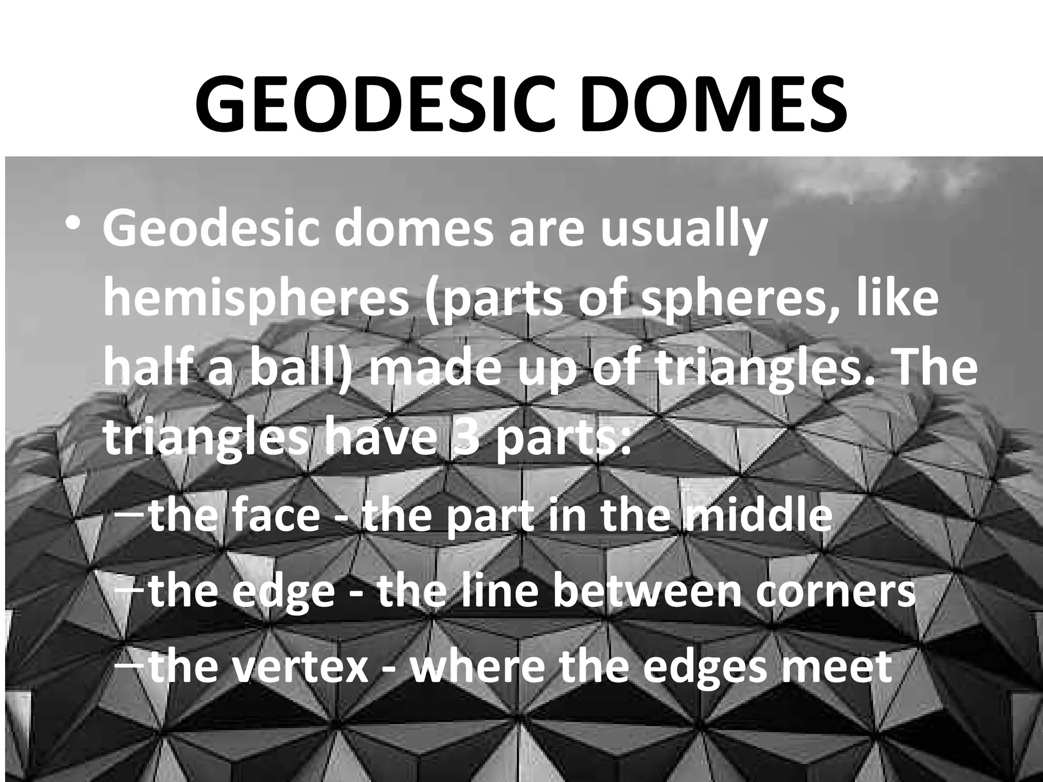 Space frame , space structure and geodesic domes | PPT