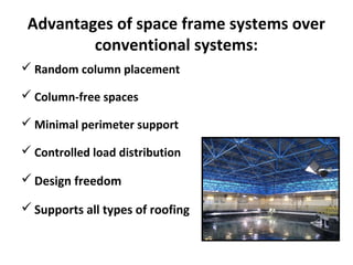 Space frame , space structure and geodesic domes | PPT