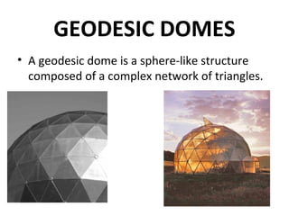 Space frame , space structure and geodesic domes | PPT
