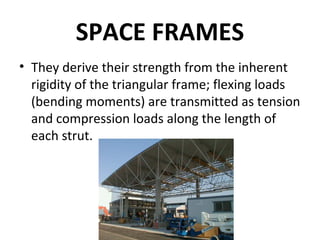 Space frame , space structure and geodesic domes | PPT