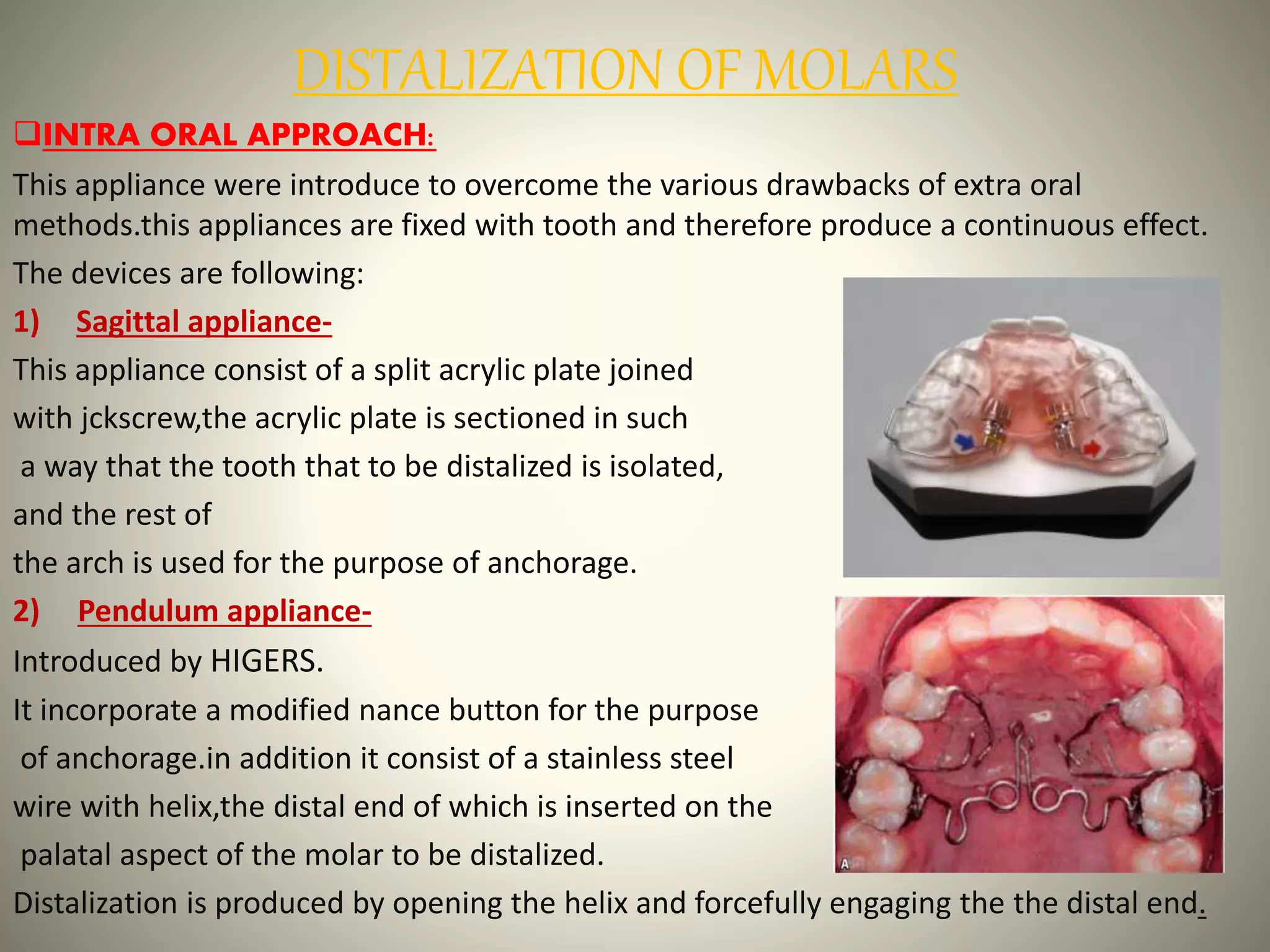 Space gaining methods -ORTHODONTICS | PPTX