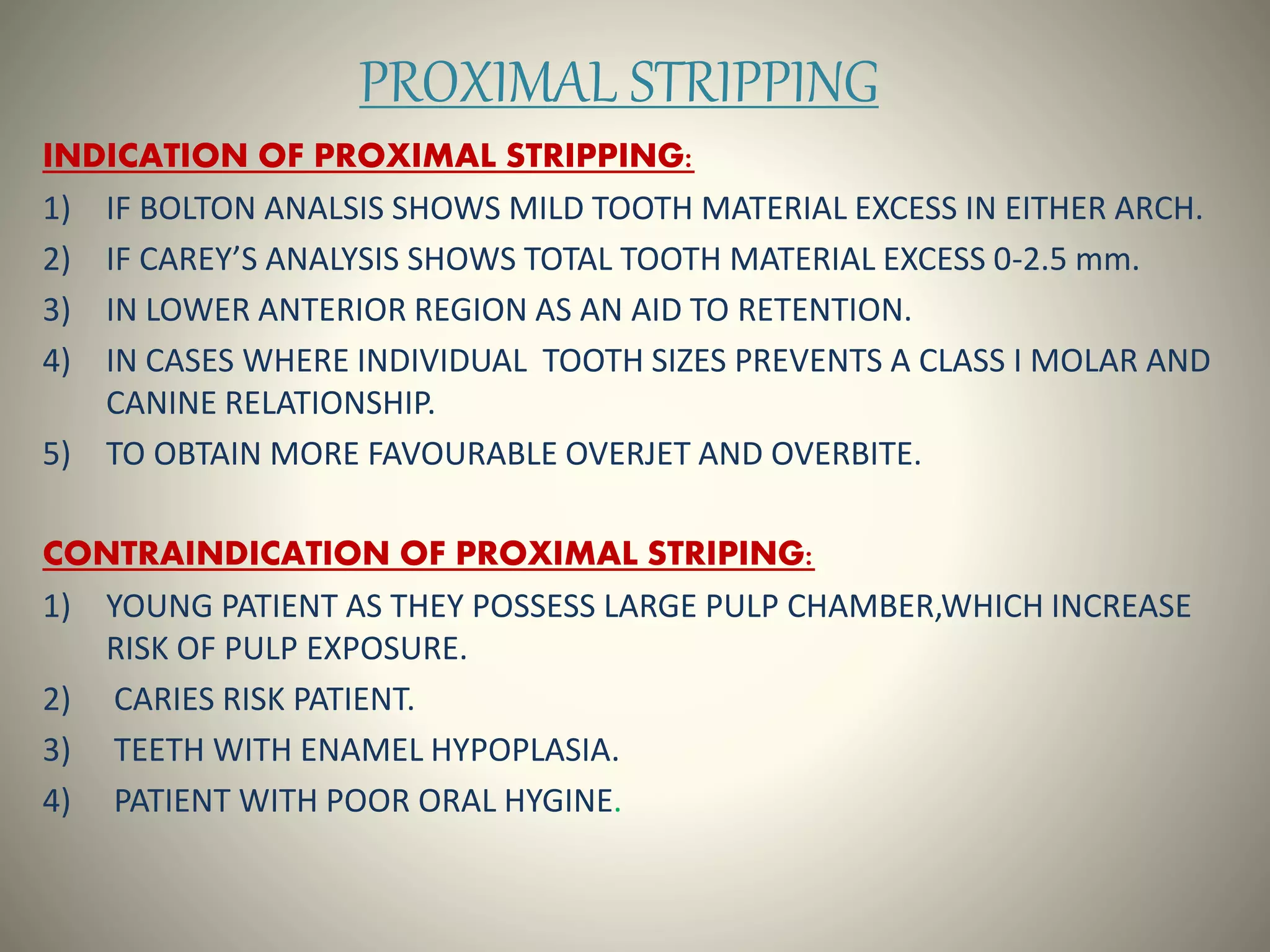 Space gaining methods -ORTHODONTICS | PPTX