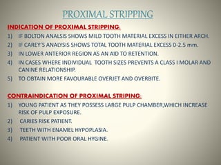 Space gaining methods -ORTHODONTICS | PPTX