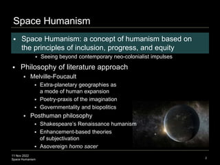 Space Humanism | PPT