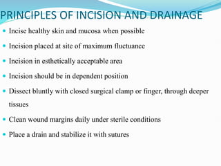 SPACE INFECTIONS-TYPES, DIAGNSOSIS AND MANAGEMENT | PPTX