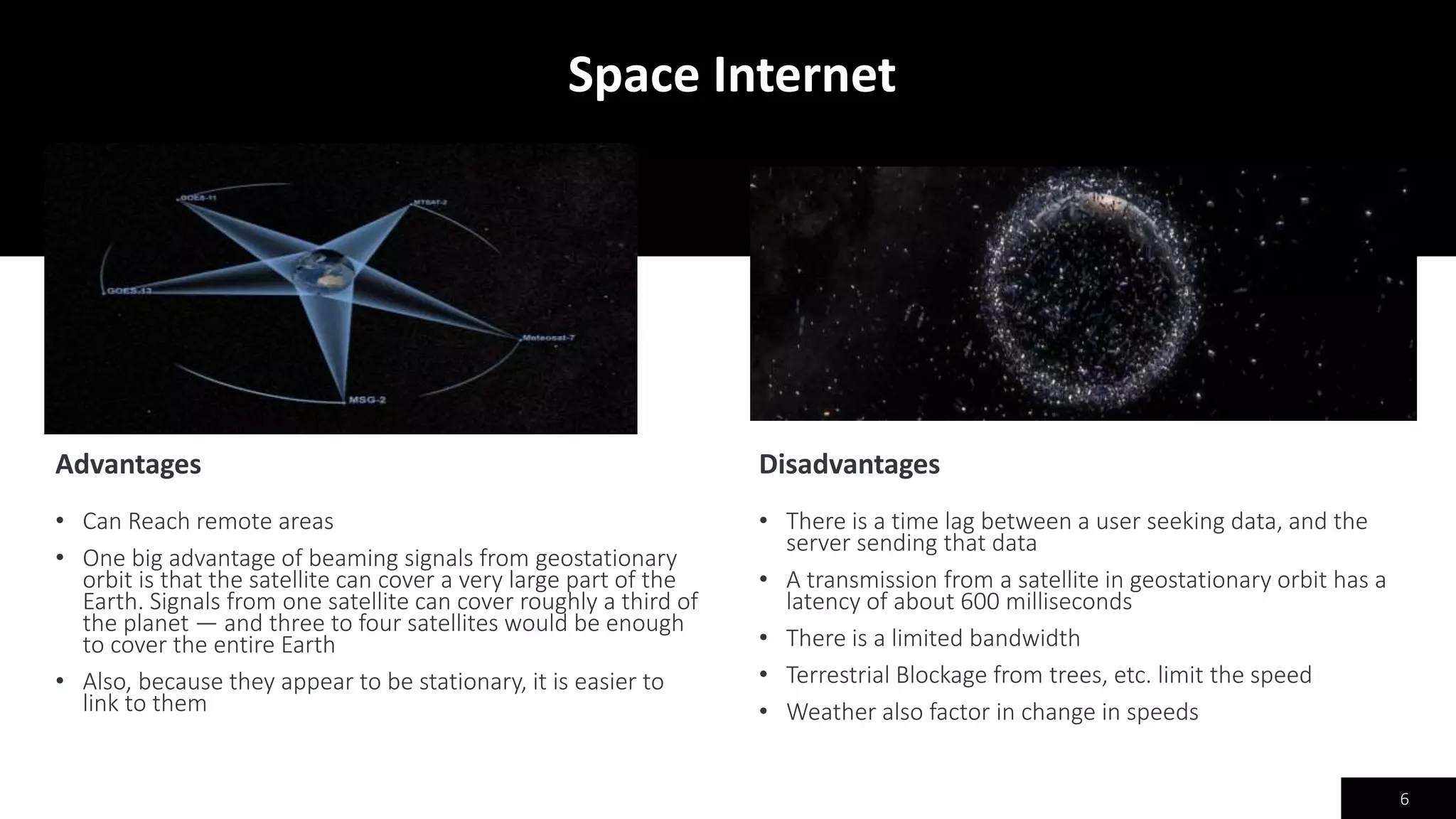 Space internet and starlink | PPTX