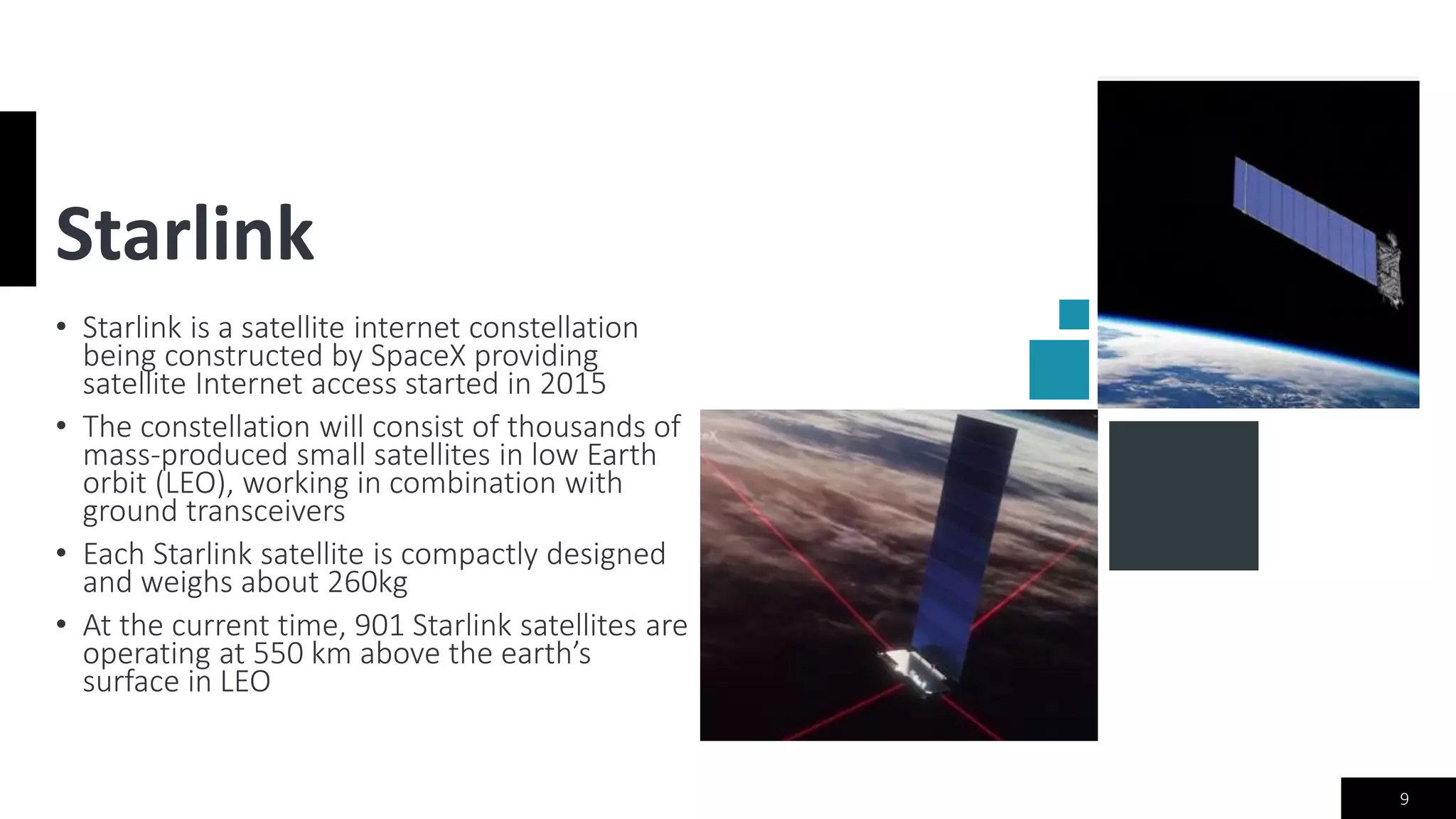 Space internet and starlink | PPTX