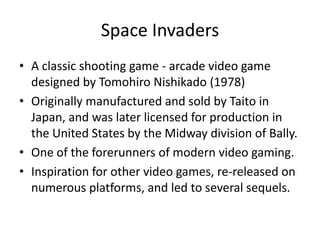 Space invaders | PPTX