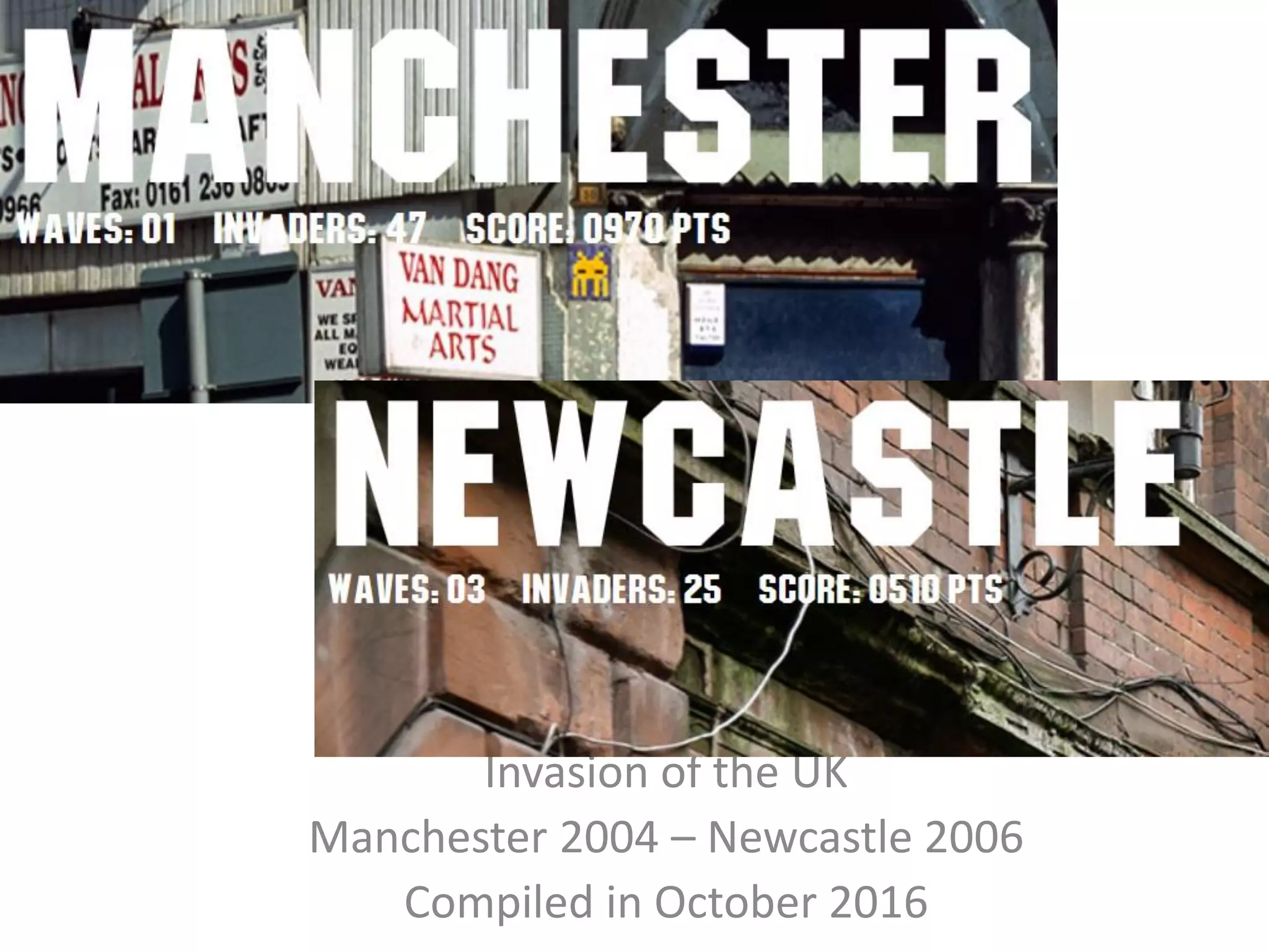 Space Invaders Manchester and Newcastle | PDF