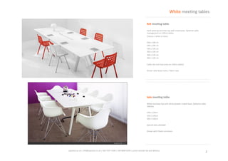 Spaceist white office meeting room table catalogue | PDF