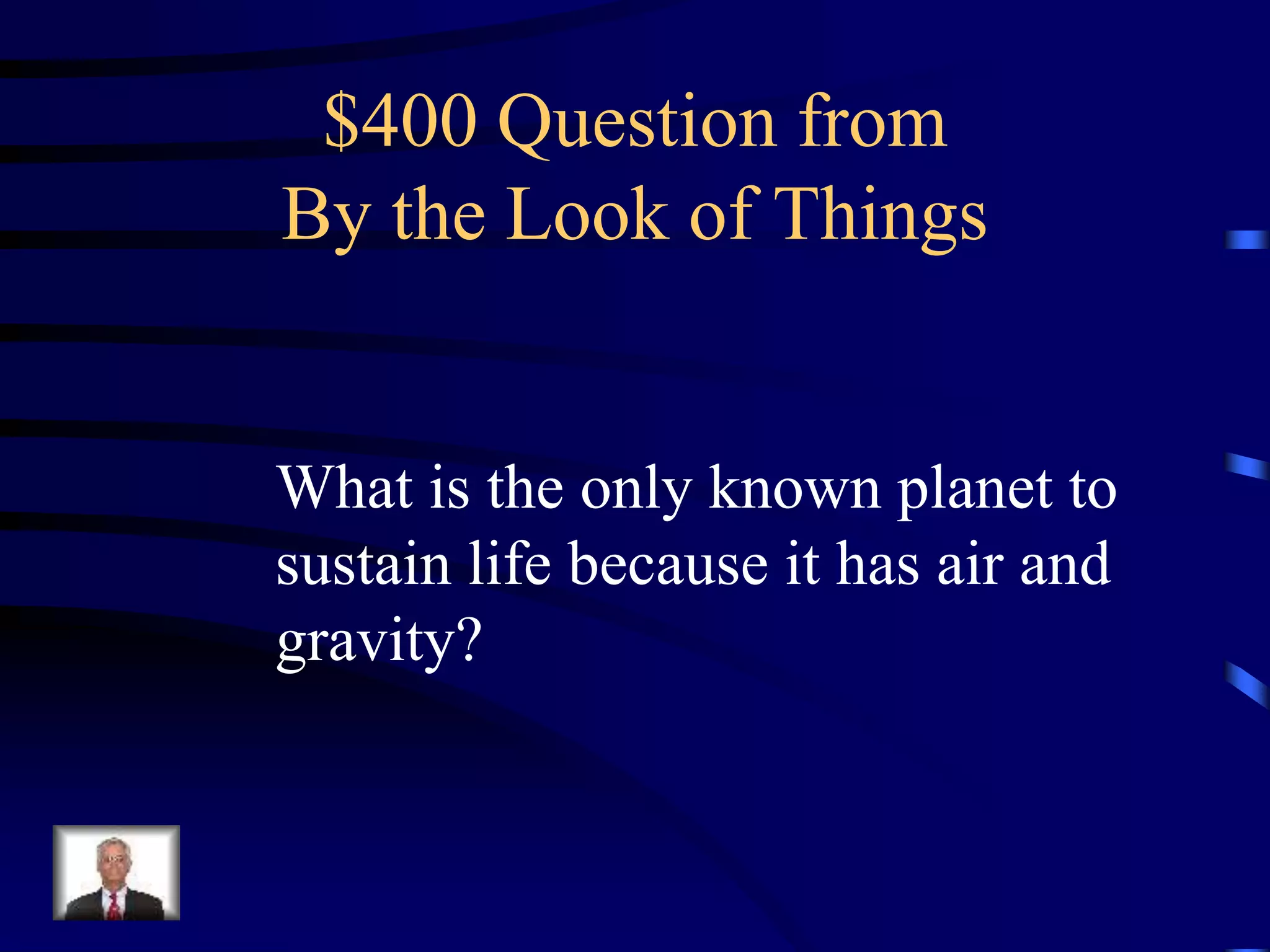 Space jeopardy | PPTX