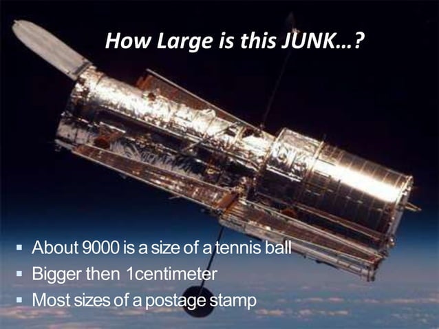 Space junk | PPT