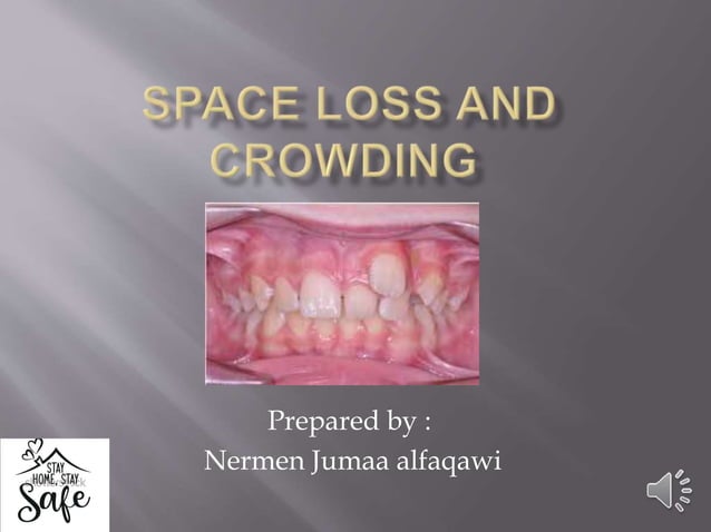 Space loss and crowding | PPTX