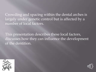 Space loss and crowding | PPTX