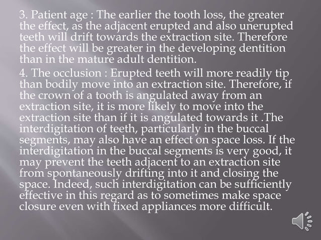 Space loss and crowding | PPTX