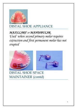 Space maintainers | DOCX