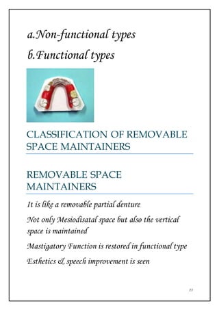 Space maintainers | DOCX