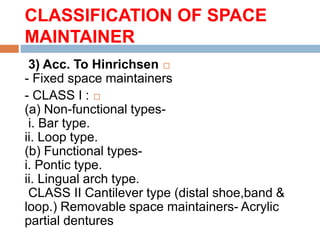 space maintaner in pedodontic clinic.pptx