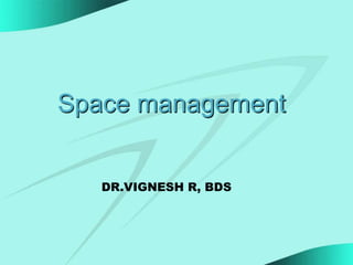 SPACE MANAGEMENT | PPTX