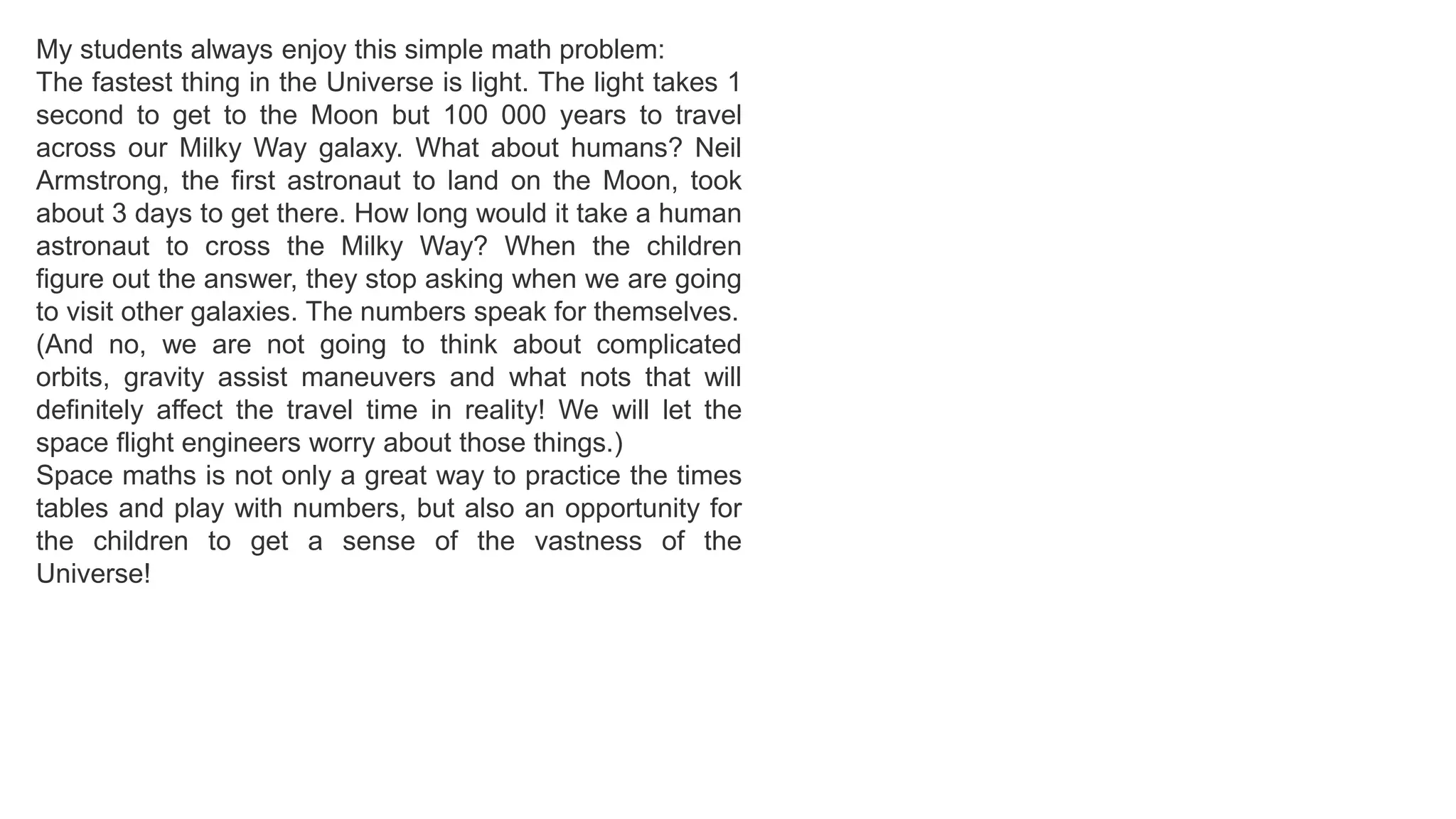 Space maths | PPTX