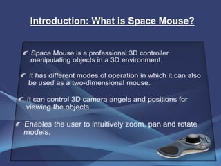Space Mouse ppt | PPTX