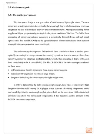 Space mouse report | PDF