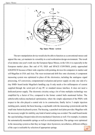 Space mouse report | PDF