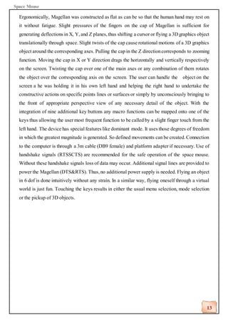 Space mouse report | PDF