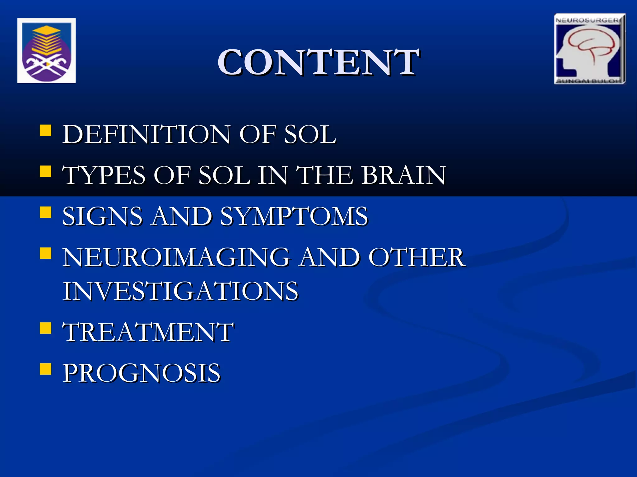 Space occupying lesions of the Brain | PPT