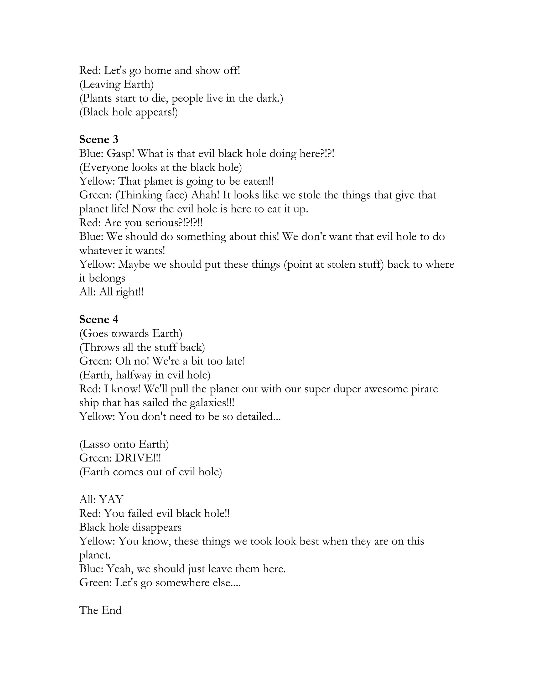 Space Pirates Script | DOCX